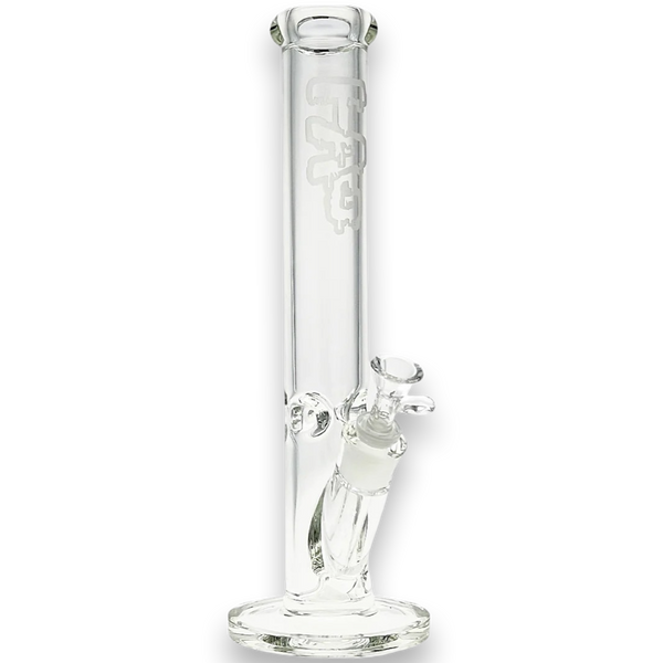 14" Straight Tube Super Thick 9mm Glass Bong - World of Bongs