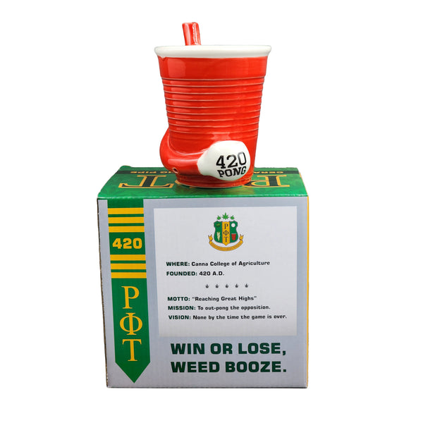 Beer Pong Pipe Mug - Fun Party Essential | World of Bongs