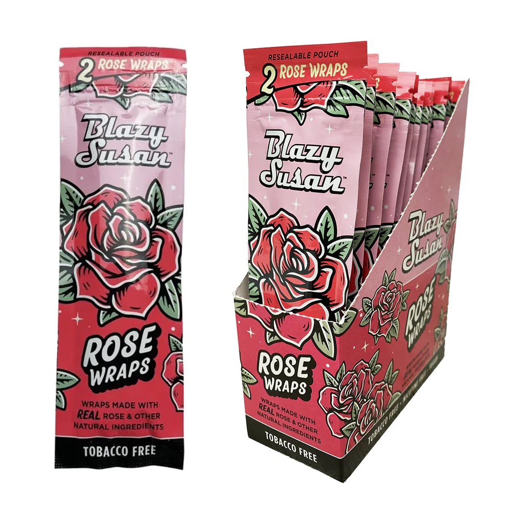 Blazy Susan Rose Wraps | Shop Unique and Safe Rose Wraps - World of Bongs