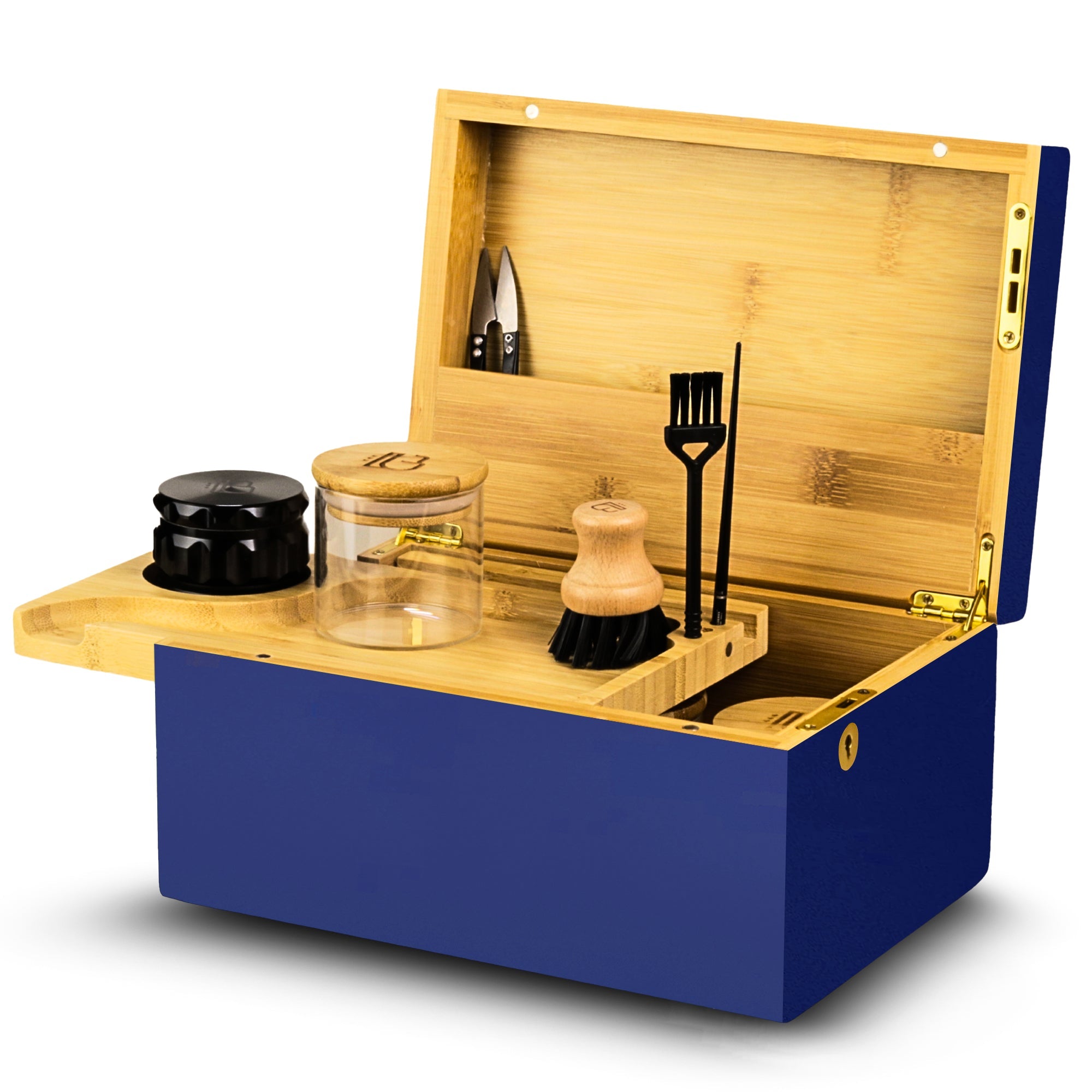 Genesis Key Lock Edition Storage Box - Secure Bamboo Stash Box - World ...