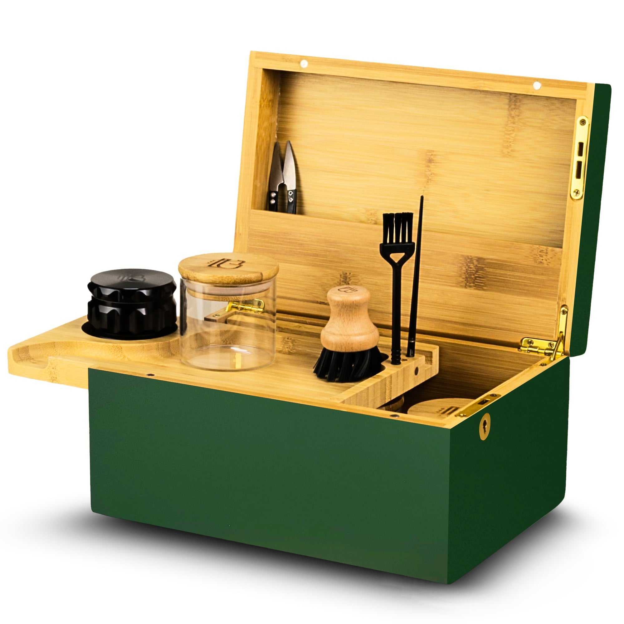 Genesis Key Lock Edition Storage Box - Secure Bamboo Stash Box - World ...