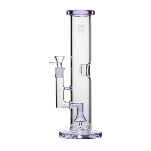 Human Grade 12" Tube Water Pipe | Shower Perc Borosilicate Bong - World ...