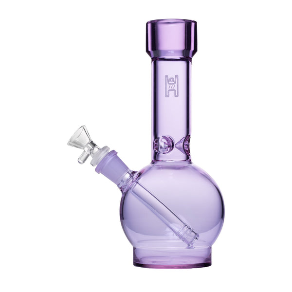 Human Grade Ball Glass Water Pipe - 9" | Borosilicate Bong - World of Bongs