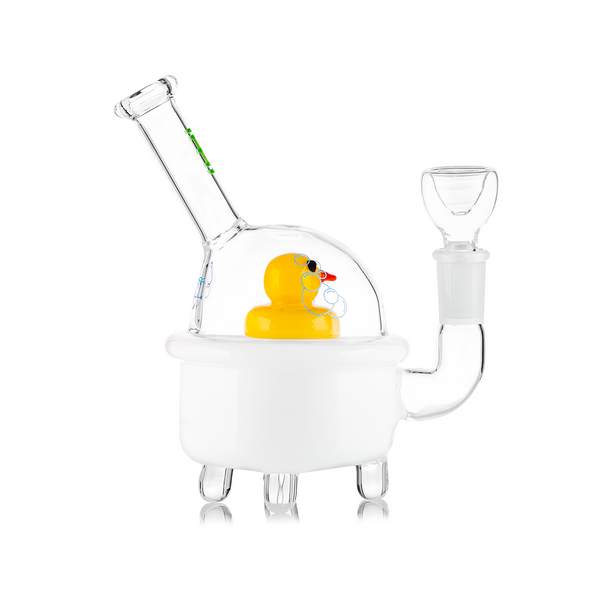 Ducky Glass Bong - 6" | Cute & Compact Showerhead Perc Bong - World of ...