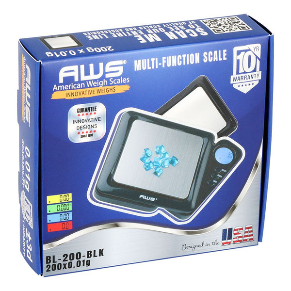 AWS Blade Digital Pocket Scale – 200g x 0.01g Accuracy - World of Bongs