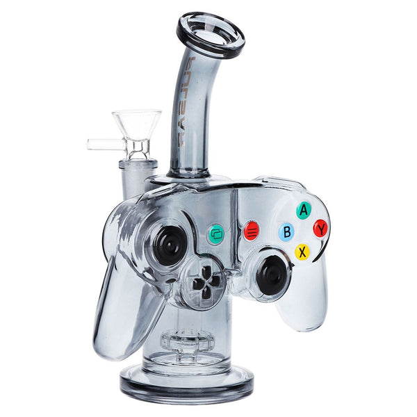 Game Controller Glass Bong | 7.5" Novelty Water Pipe - World of Bongs