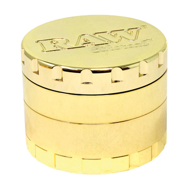 RAW Ethereal Grinder | RAW GOLD Steel Grinder | World of Bongs/