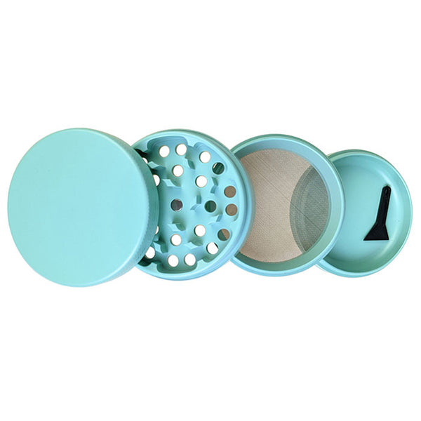 63mm Ceramic Weed Grinder – 4 Parts | Nonstick Grinder - World of Bongs