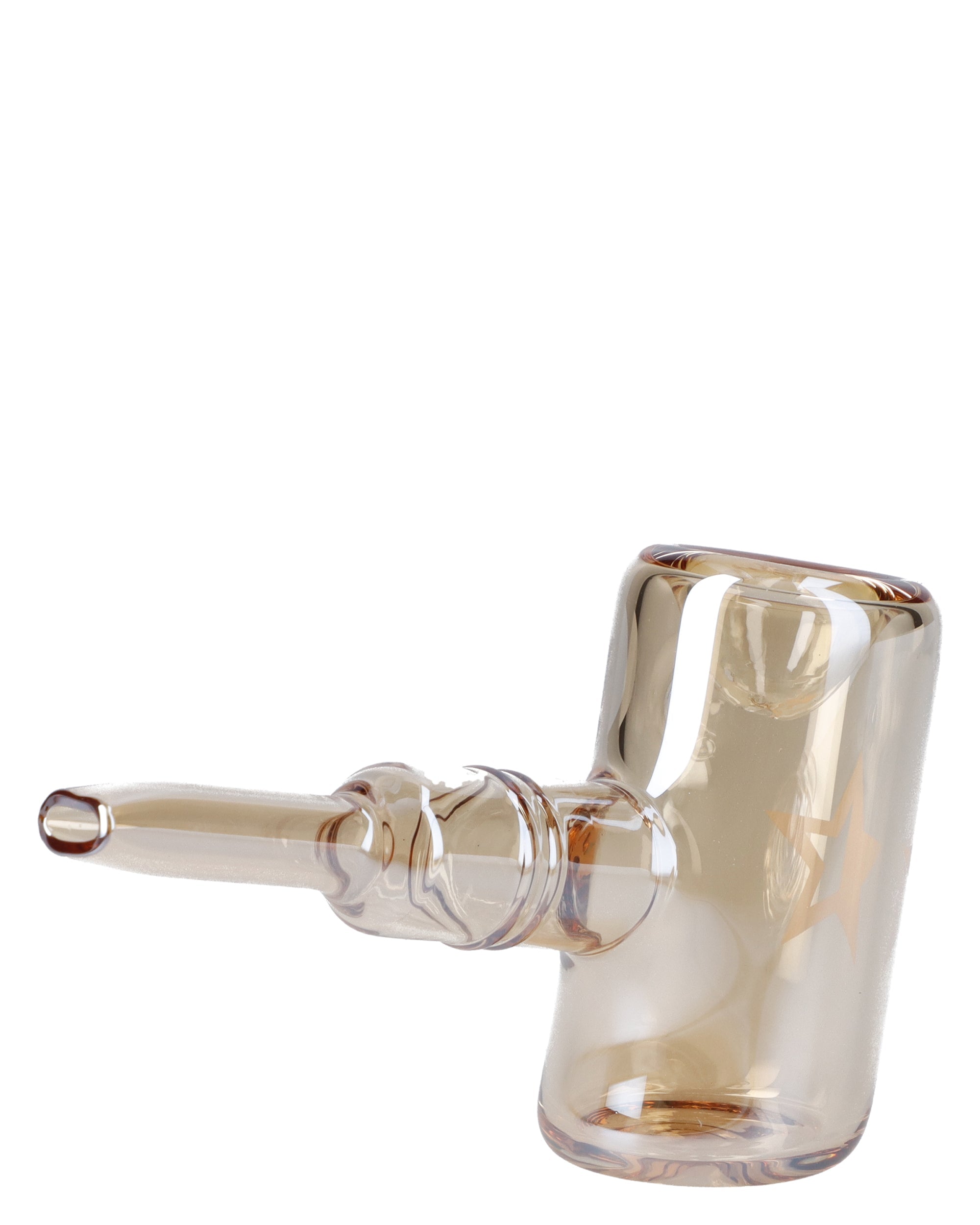 5" Famous X Gold Fumed Sherlock Pipe | Shop Now at WOB - World of Bongs