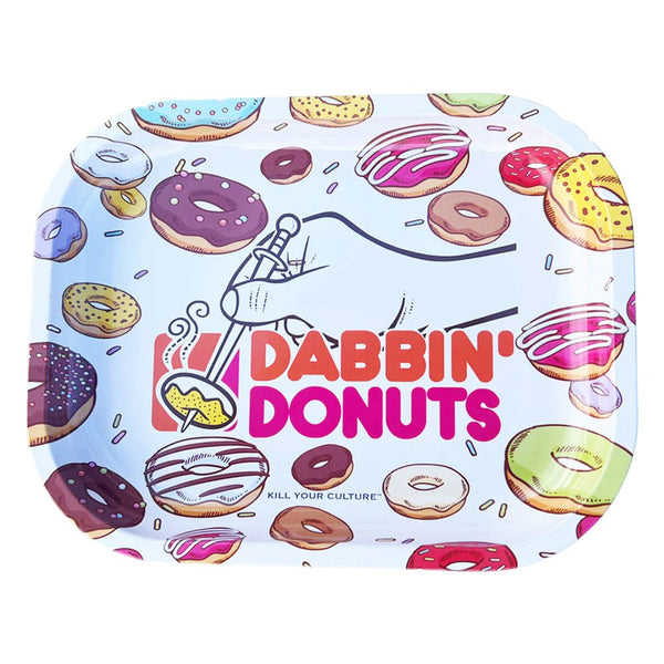 Dabbin Donuts Rolling Tray | WOB Online Smoke Shop - World of Bongs