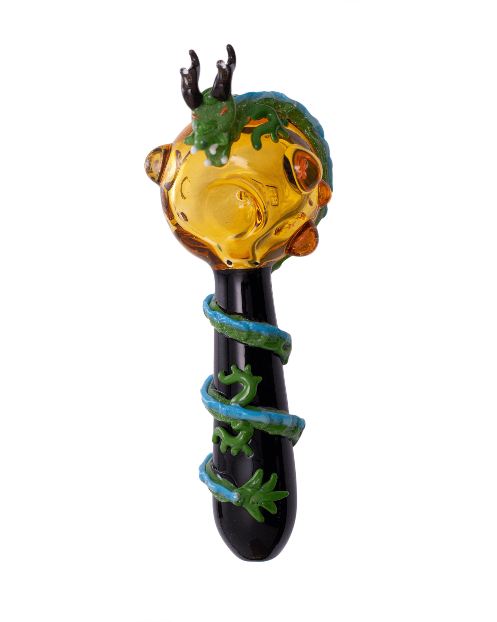 Empire Glassworks Dragon Sphere Pipe - World of Bongs