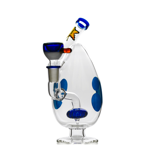 7" Spotted Egg Bong - World of Bongs