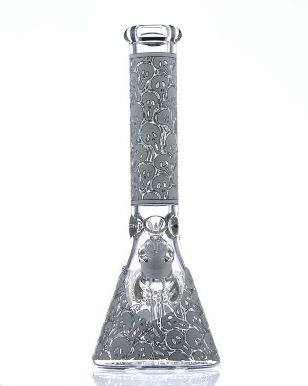 14 Inches XL Glow in the Dark Beaker Bong | World of Bongs