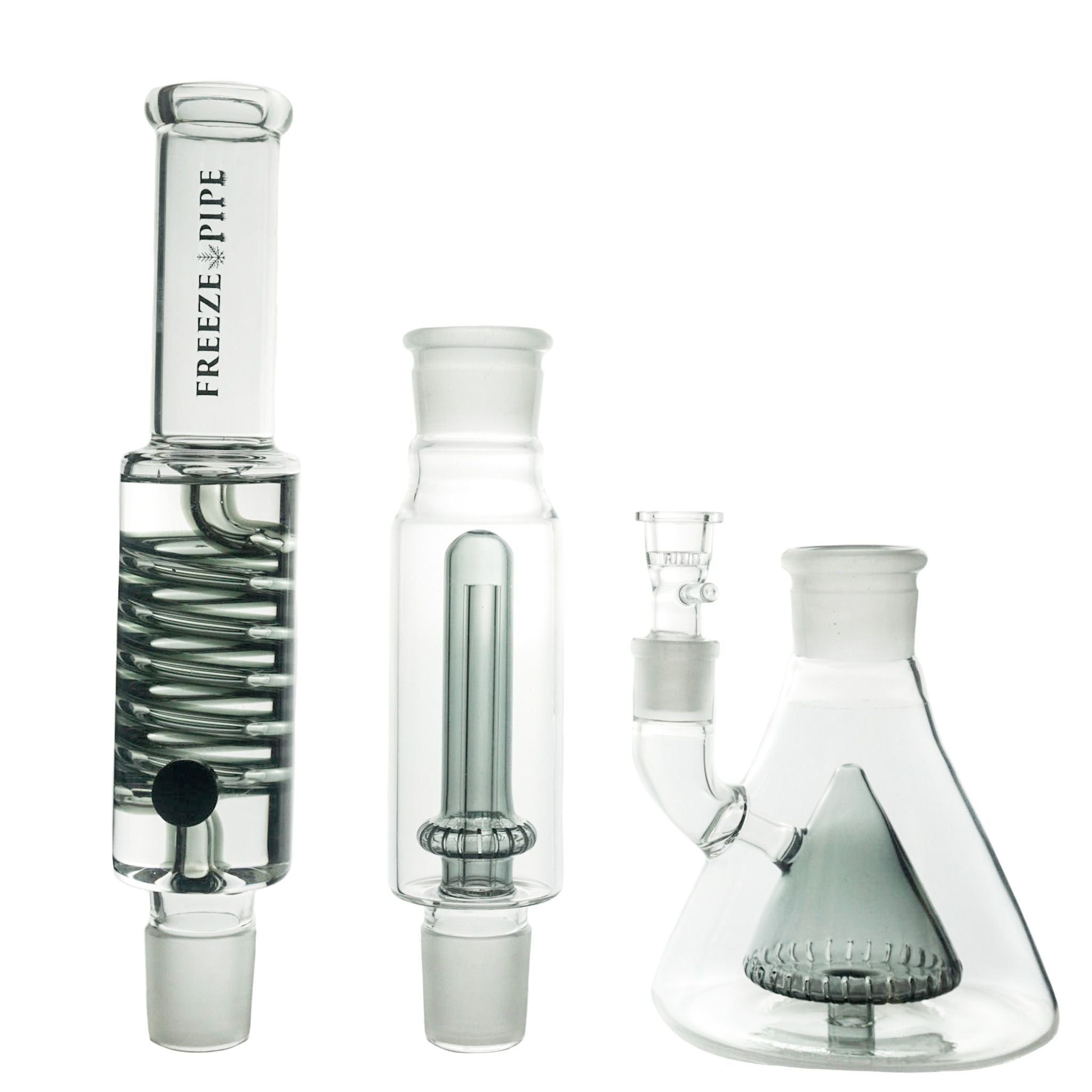 23" Glycerin Freeze Pipe Bong Dual | Ice Bong For Sale - World of Bongs