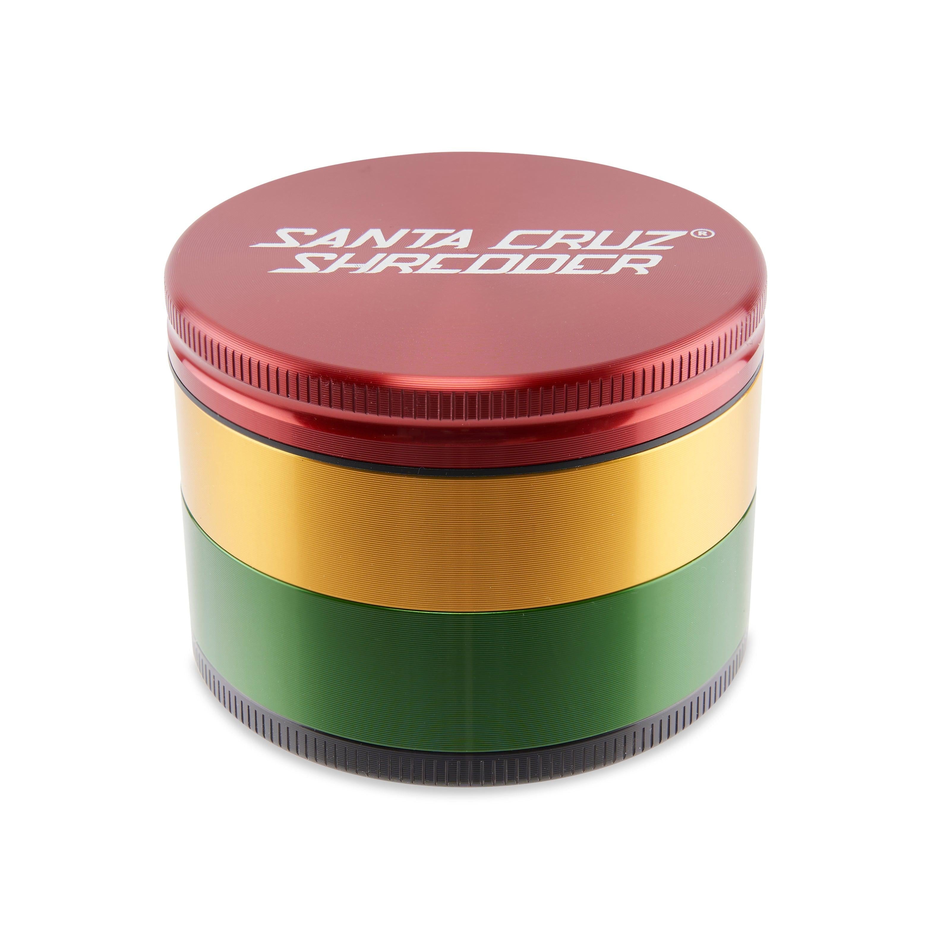 Santa Cruz Shredder 4pc Large Aluminum Weed Grinder - World of Bongs